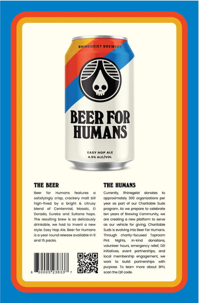 Beer For Humans - Easy Hop Ale – Rhinegeist