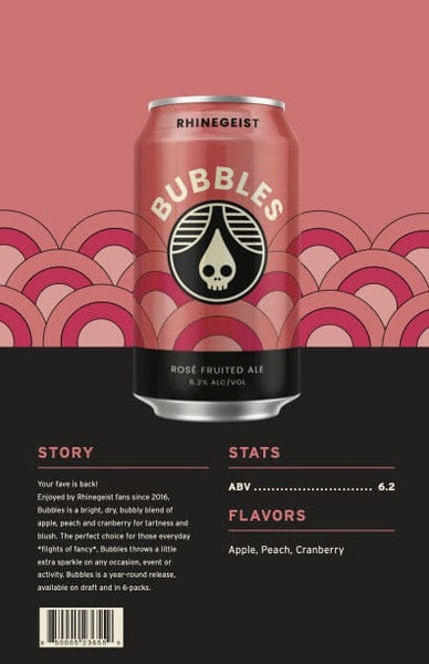 Bubbles - Rosé Fruited Ale – Rhinegeist